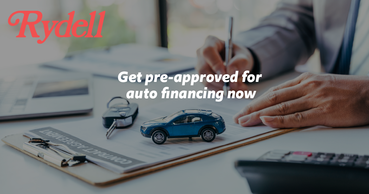 Get Pre-Approved for a Car Loan Online | Auto Financing Rydell ...